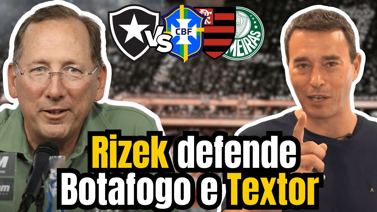 🚨 Rizek Defende o Botafogo e John Textor! Saiba Tudo Sobre o Debate do ...