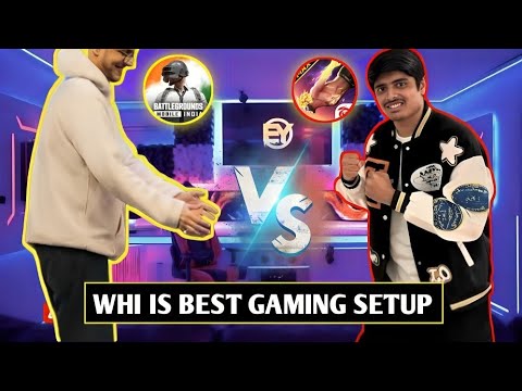 BGMI YOUTUBERS VS FF YOUTUBERS BEST GAMING ROOM| TRIGGERED INSAAN VS ...