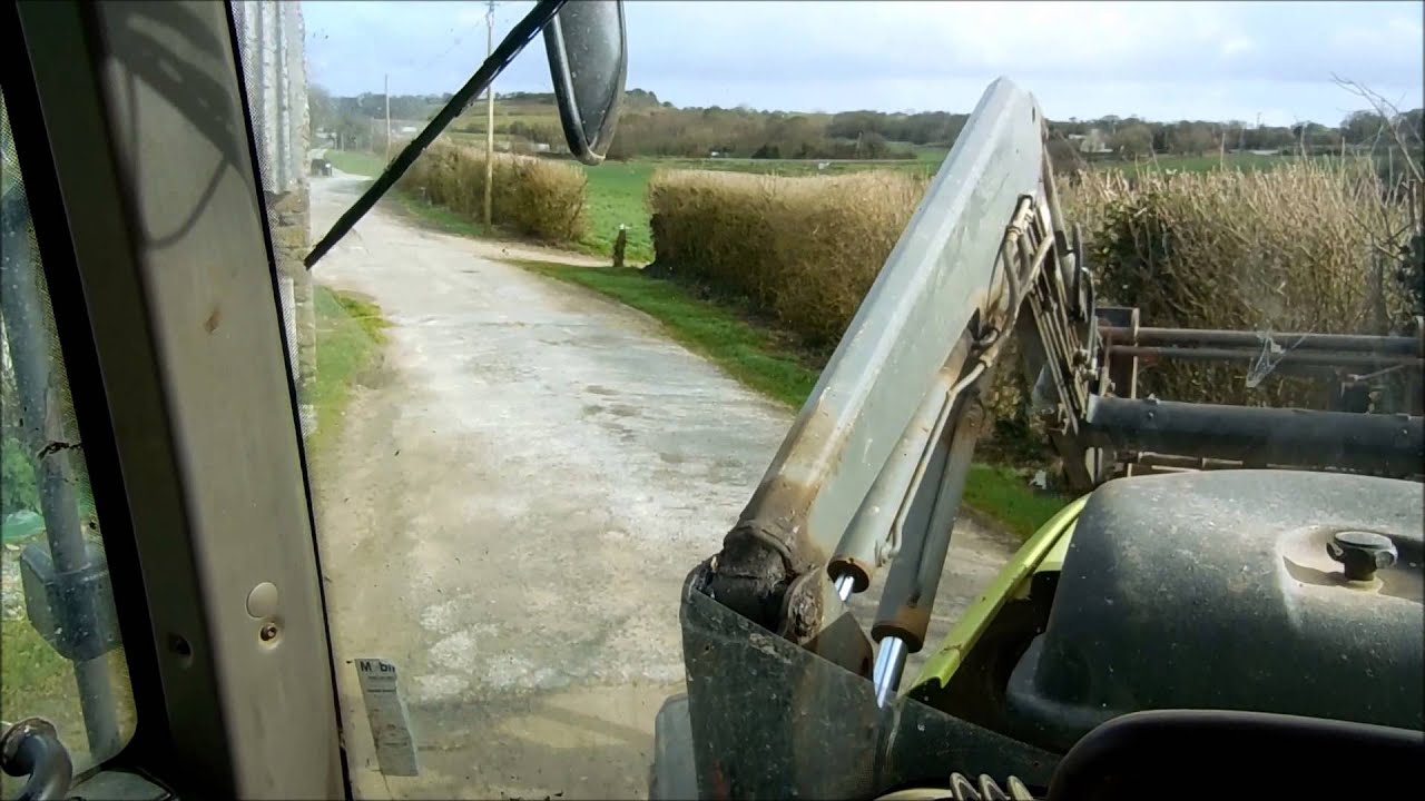 Caméra embarquée 2014: Un petit tour en Claas Ares 546 RZ - YouTube