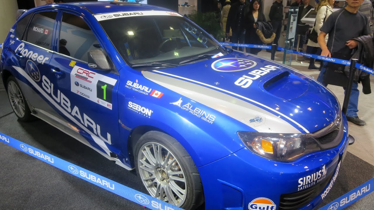 2014 Subaru Impreza WRX STI Rally Car At The 2014 CIAS Canadian Auto ...