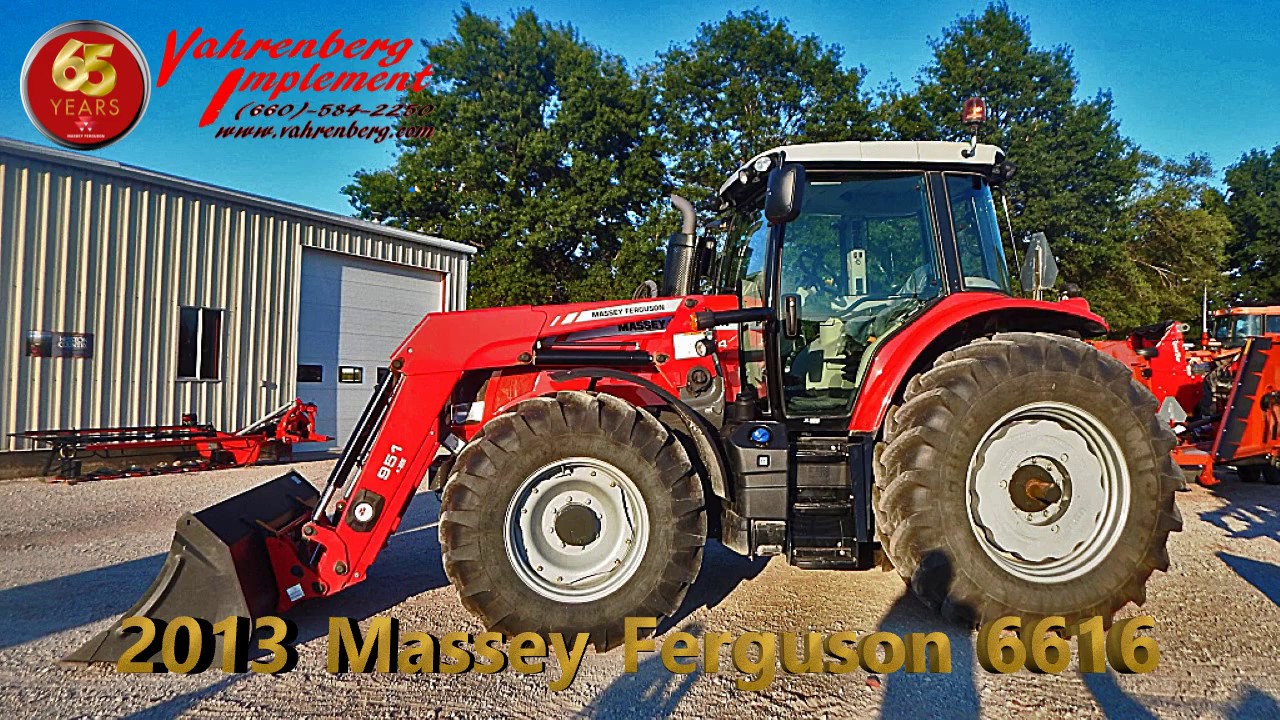 SOLD: 2013 Massey Ferguson 6614 Deluxe with DynaVT Transmission Mid ...
