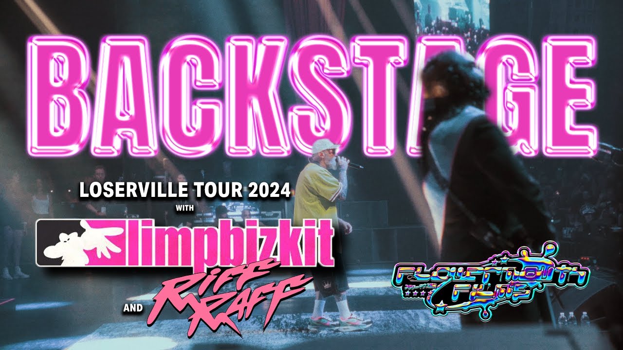 Backstage at Limp Bizkit Loserville Tour 2024 w/ Riff Raff, Bones ...