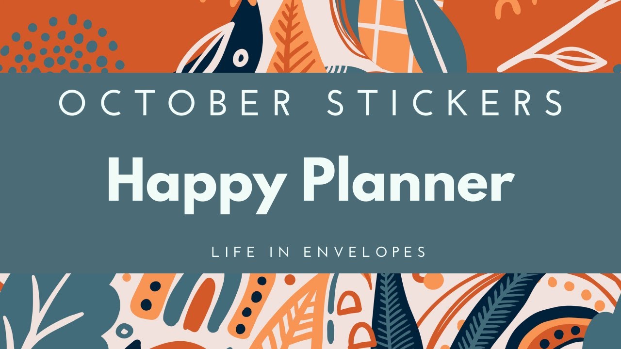 October Sticker Release / Happy Planner / Monthly Spreads / Weekly Kits ...