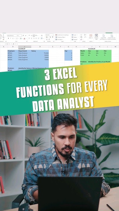 3 Excel Functions for Every Data Analyst #excel #dataanalysis #data ...