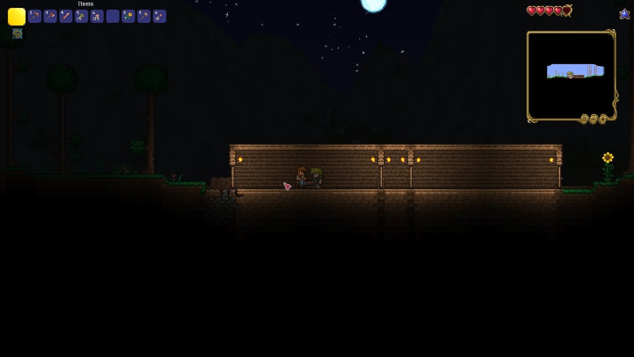 Terraria mining all the time - YouTube