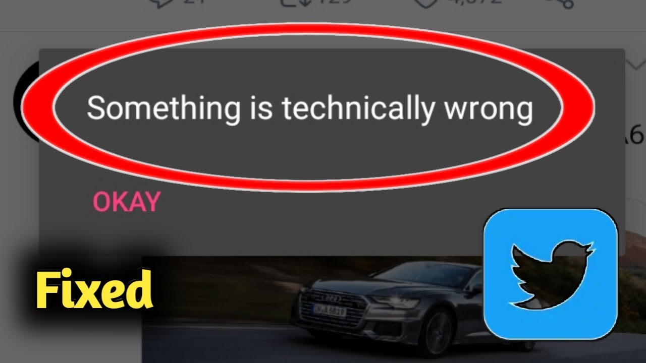How to Fix Twitter Something is Technically Wrong Problem Solved - YouTube