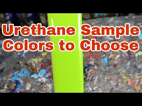 Urethane Paints Sample Colors to Choose/Carpaints - YouTube