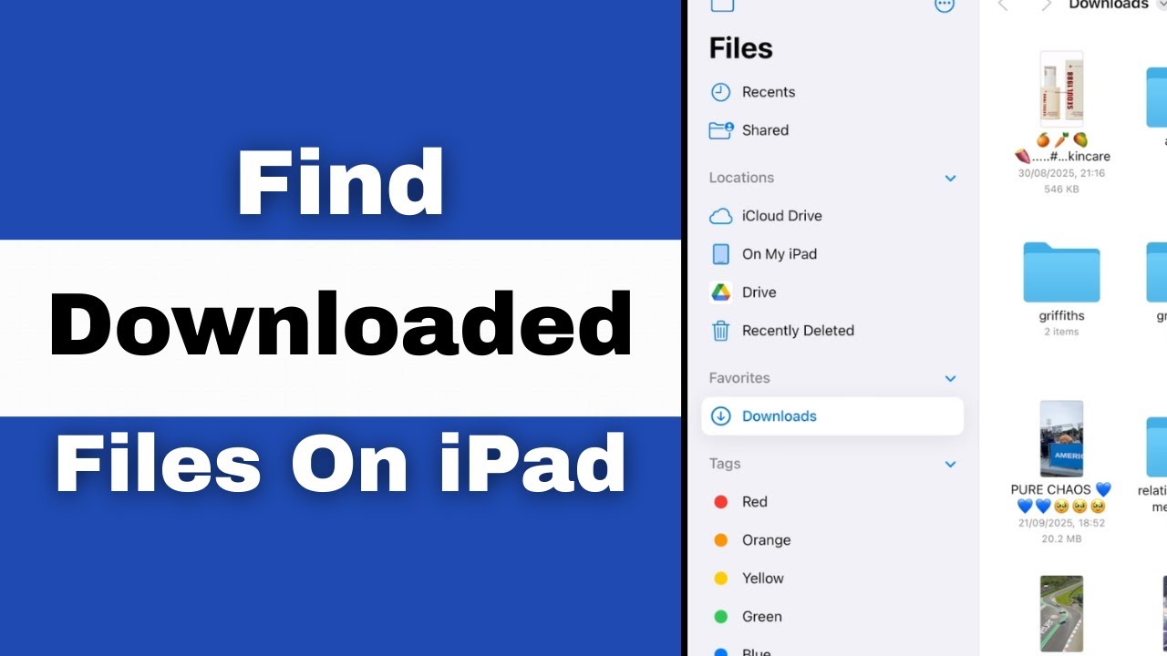 Where to Find Downloaded Files on iPad (tutorial) - YouTube