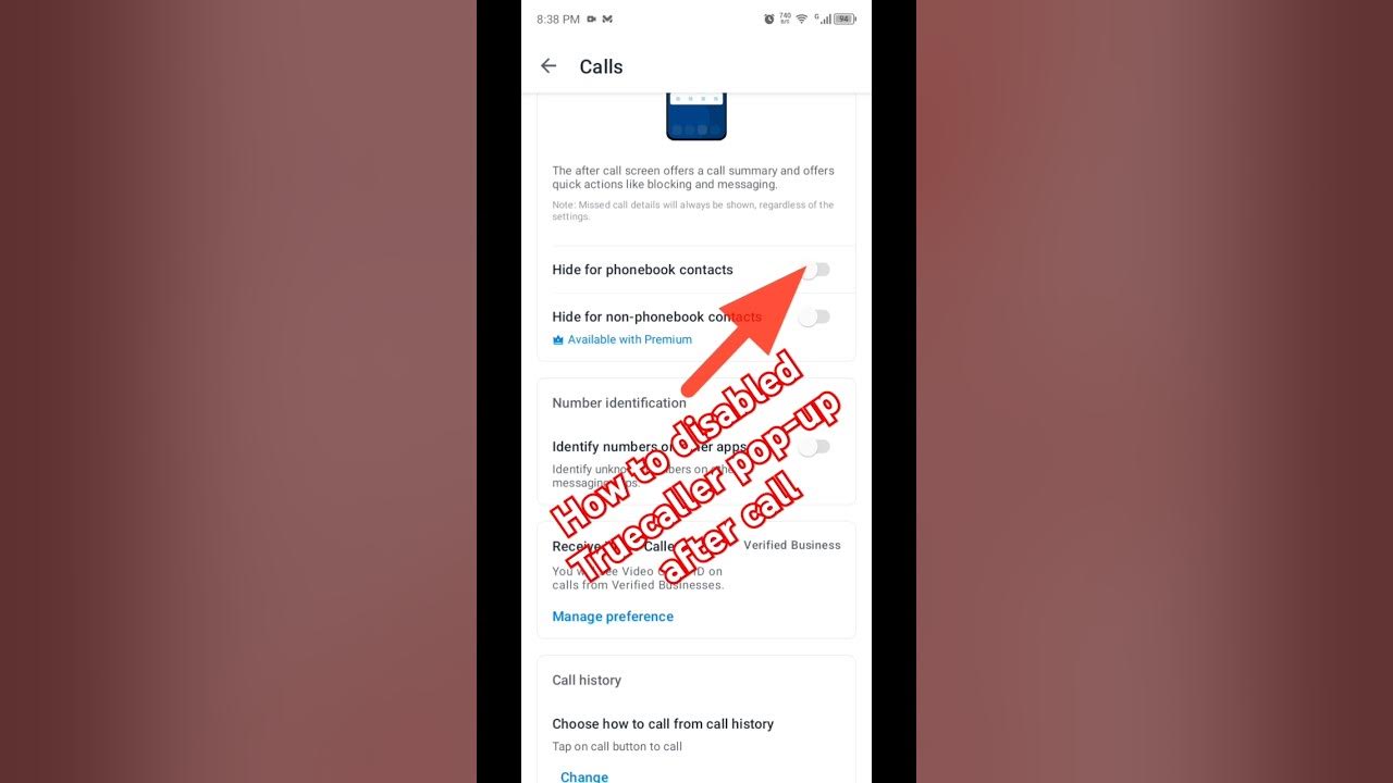 How to disable Truecaller popup after call in 2025 | How To Tech - YouTube