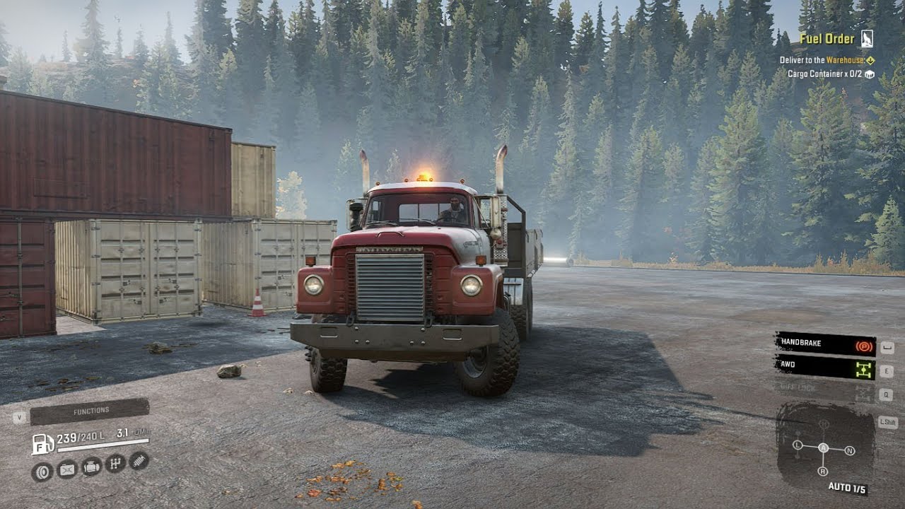 Snow Runner - Fuel Order - Quarry to warehouse - YouTube