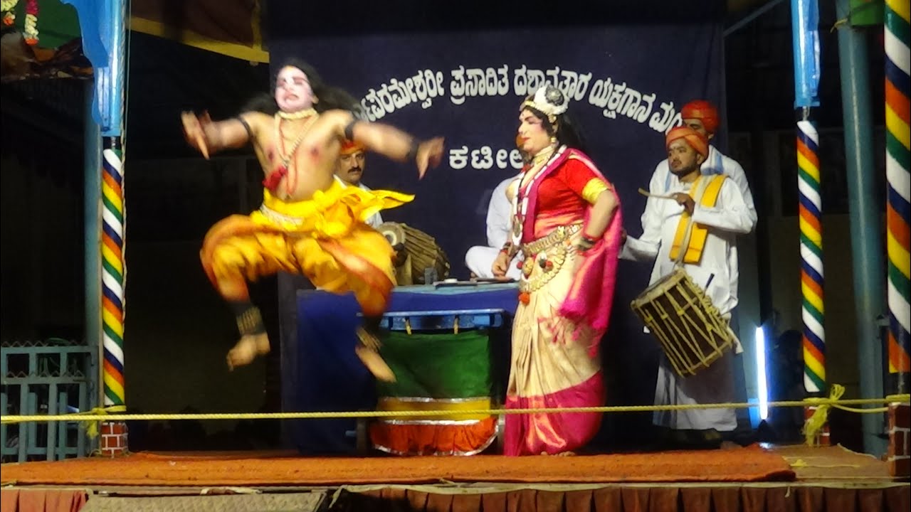 Yakshagana -- Hanumodbhava - 2 - Karkala - Kuppepadavu - Mundaje ...