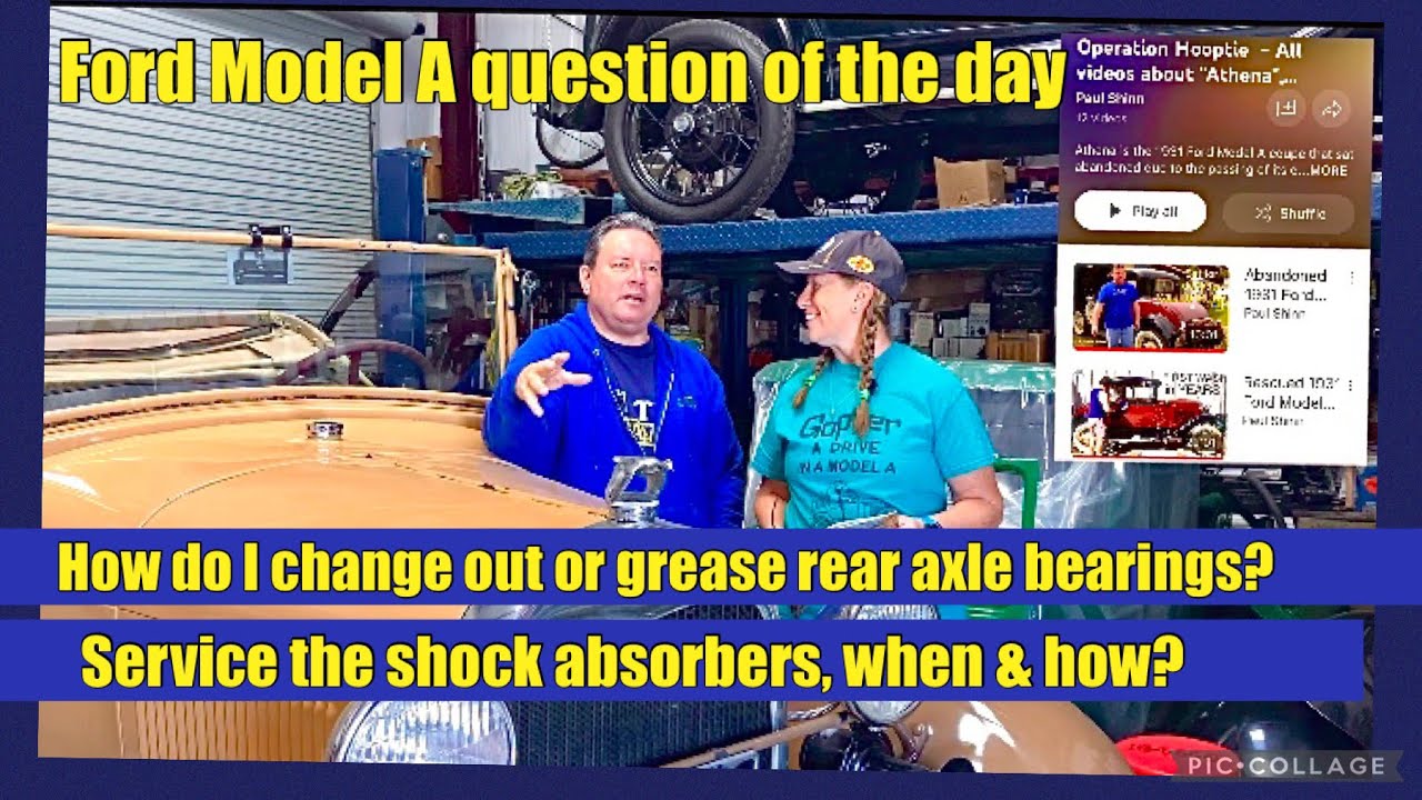 Ford Model A Q&A of the day - rear axle bearings, what do I do? Service ...