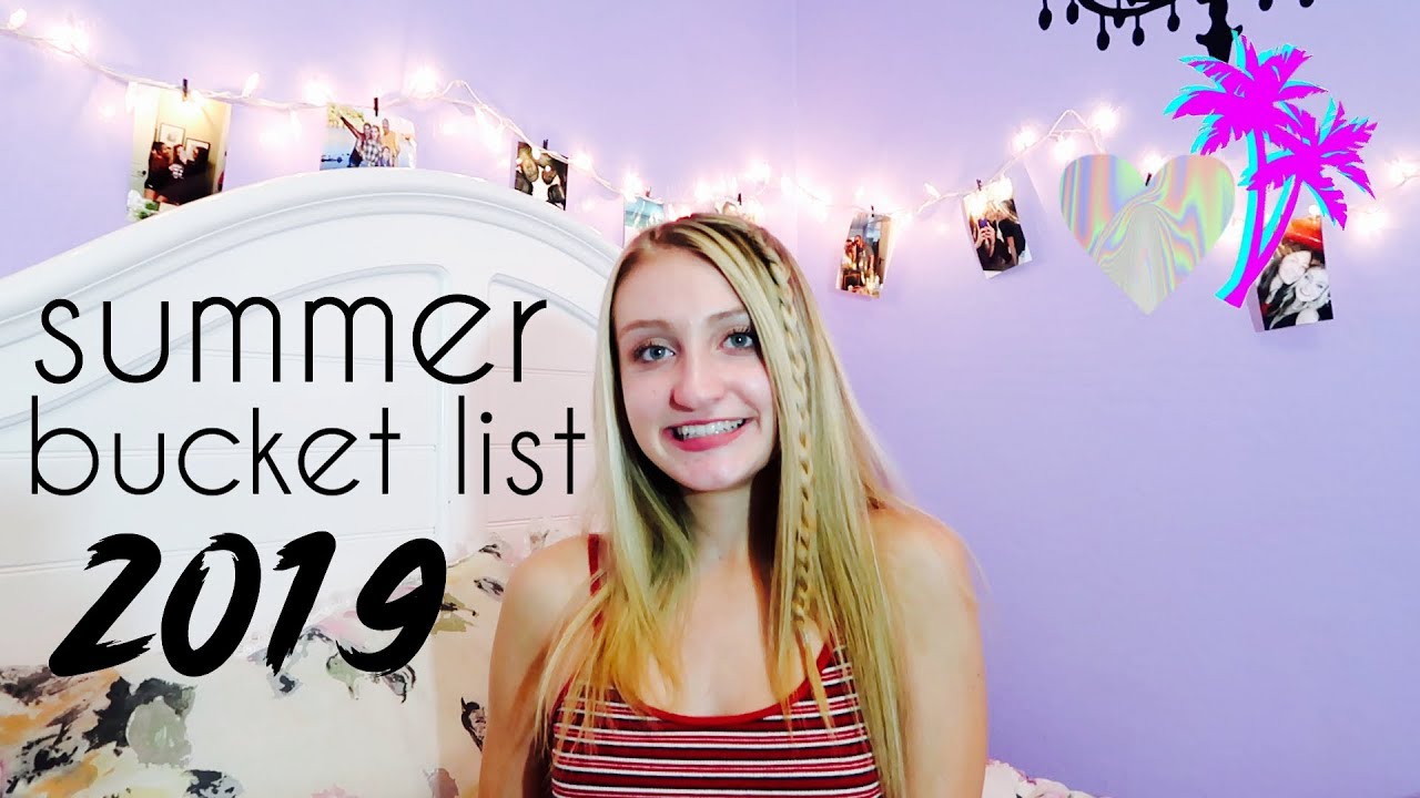 my summer bucket list 2019 ☼ - YouTube