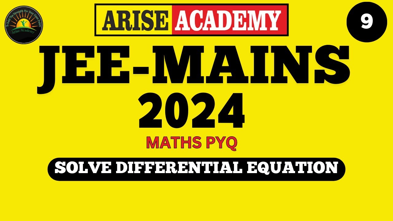 JEE Mains | Mathematics | Previous Year Question | 2024 - YouTube