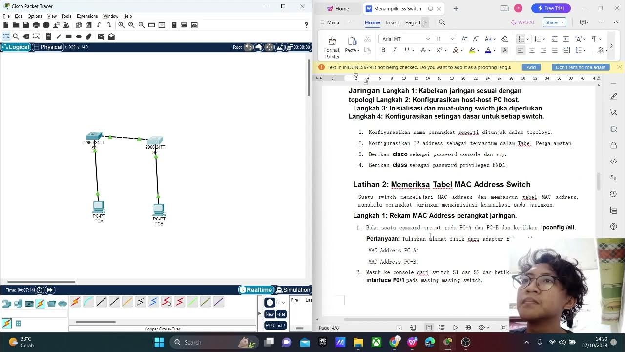 Show Mac Address Table Switch (Cisco) - YouTube