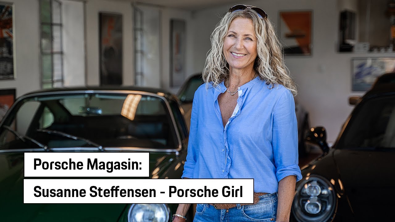 Porsche Girl: Lever efter sloganet 'Get out and drive' med sin særlige ...