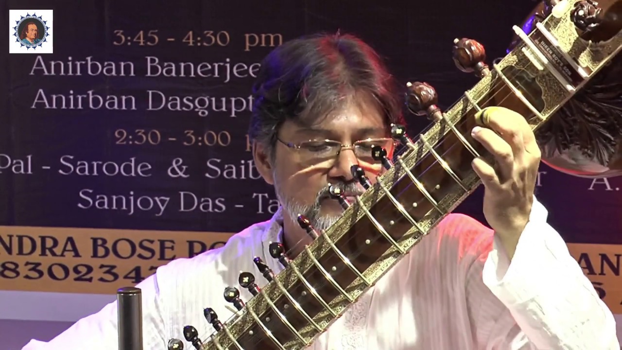 Pandit Partha Bose (Sitar) Sri Indranil Mallick on (Tabla) at AKSWM ...