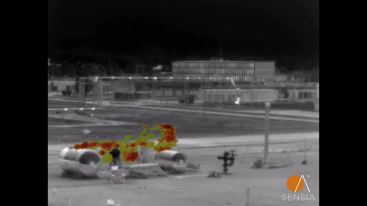 SENSIA's Optical Gas Imaging (OGI): Gas detection - YouTube
