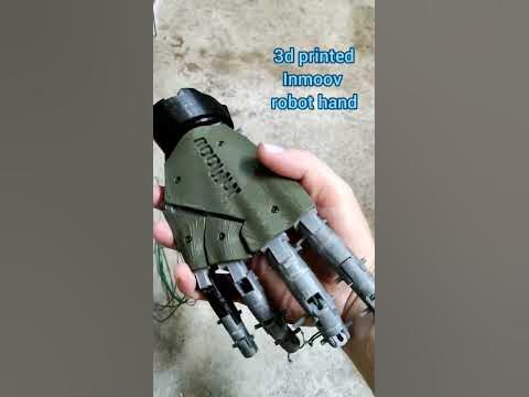 3d Printed Robot Hand Inmoov Robotics - YouTube