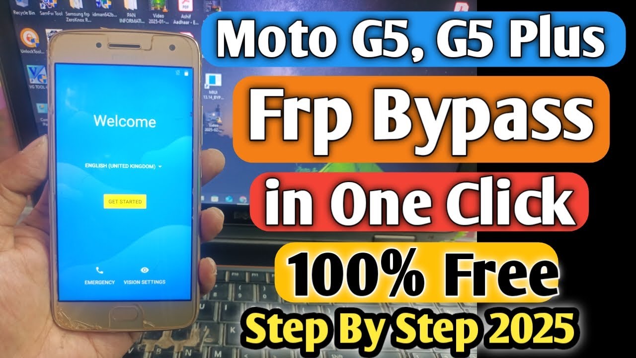 Moto G5, G5 Plus FRP Bypass Tool Free | All Motorola FRP Google Account Remove One Click | Moto ...