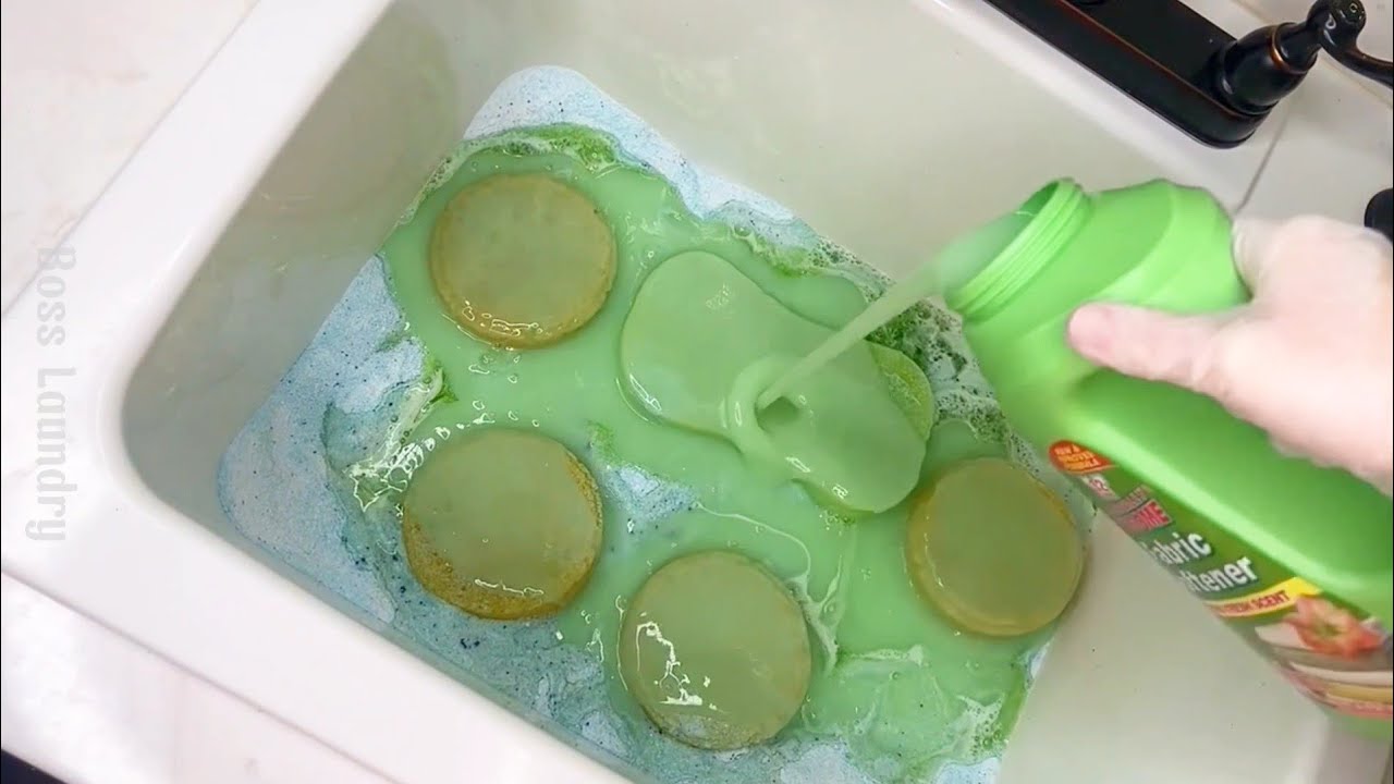 Inspires paste and rinse in the washing machine - YouTube