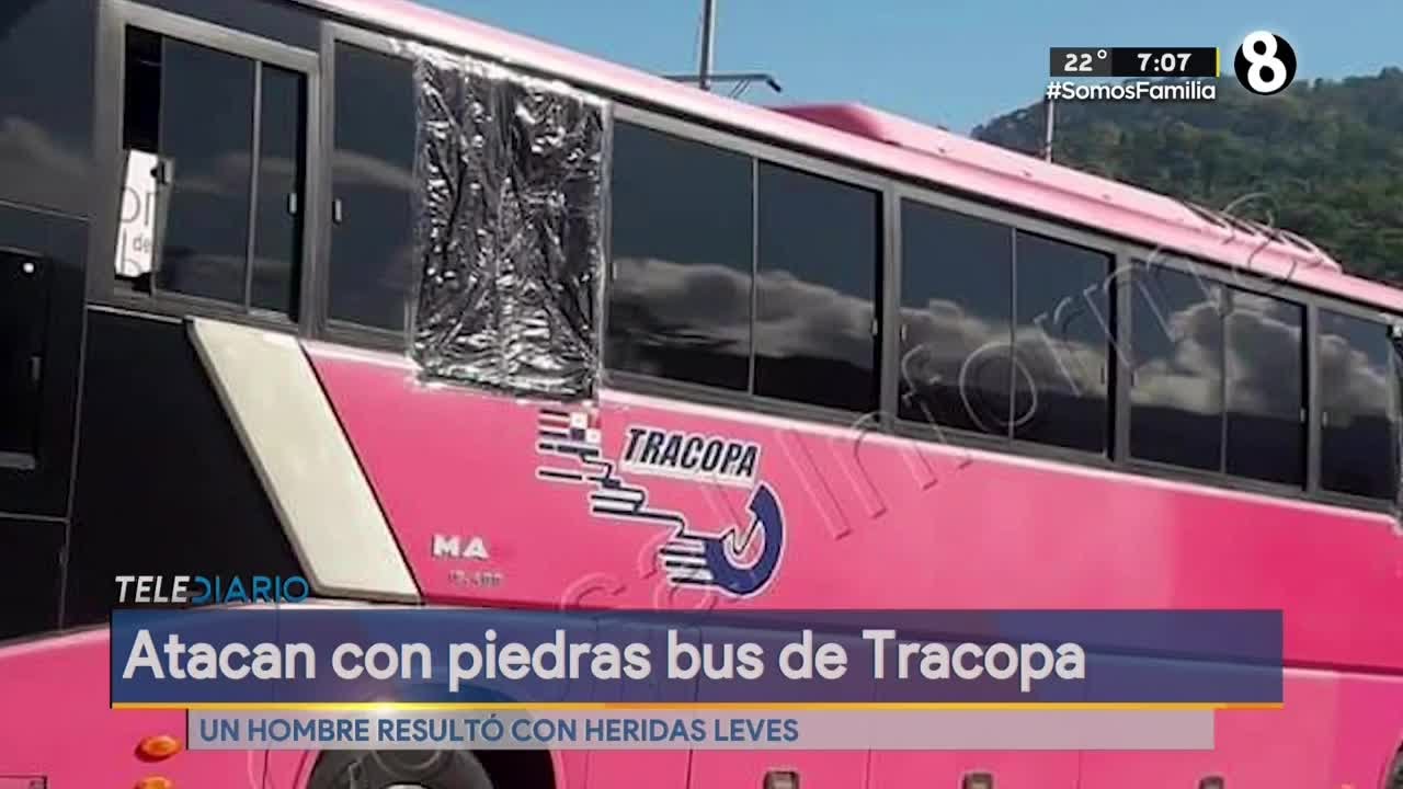 Atacan con piedras bus de Trascopa - YouTube
