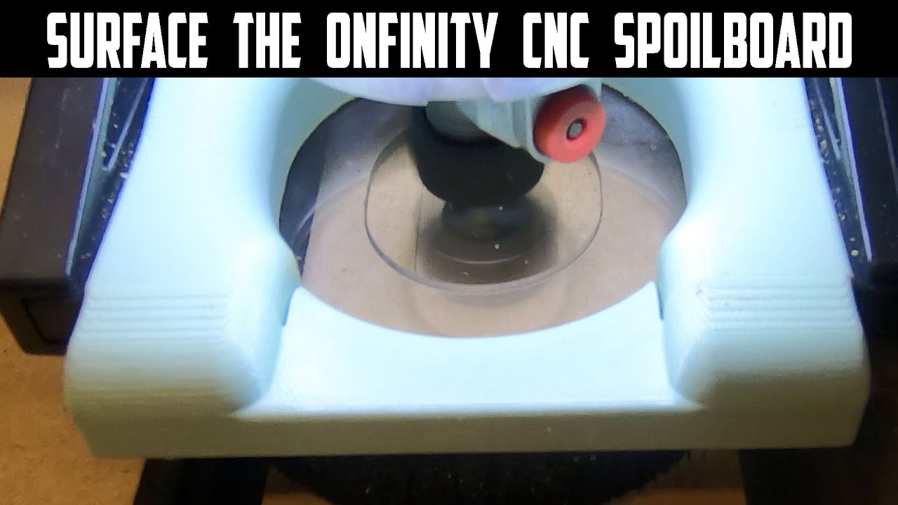 Surface the Onefinity Spoilboard - YouTube