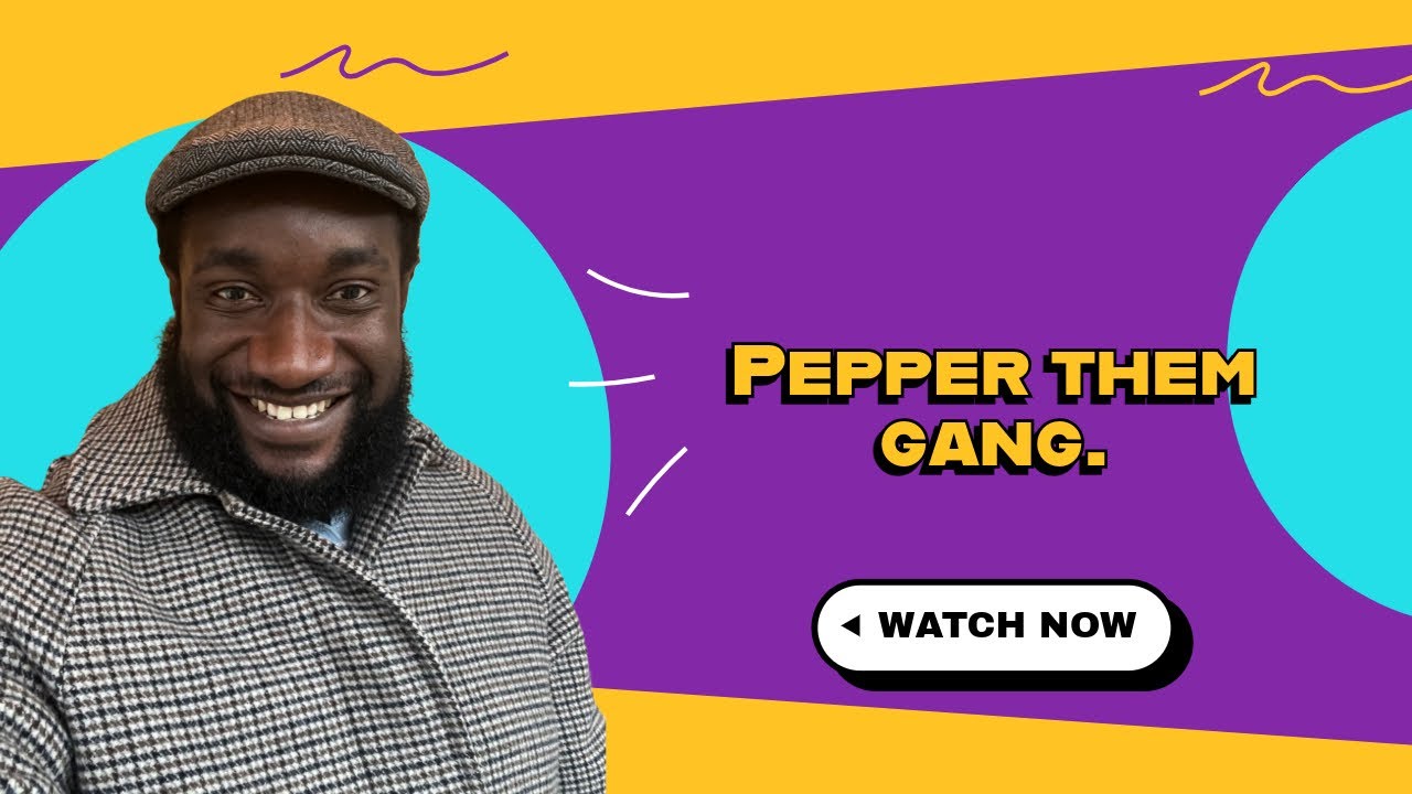 Pepper them Gang! - YouTube