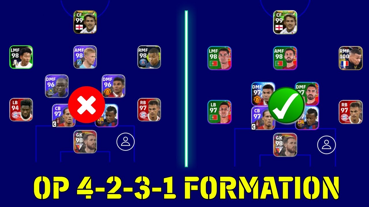 OP 4 2 3 1 Formation In EFooball 2023 Best Formation For Quick op-4-2-3-1-formation-in-efooball-2023-best-formation-for-quick