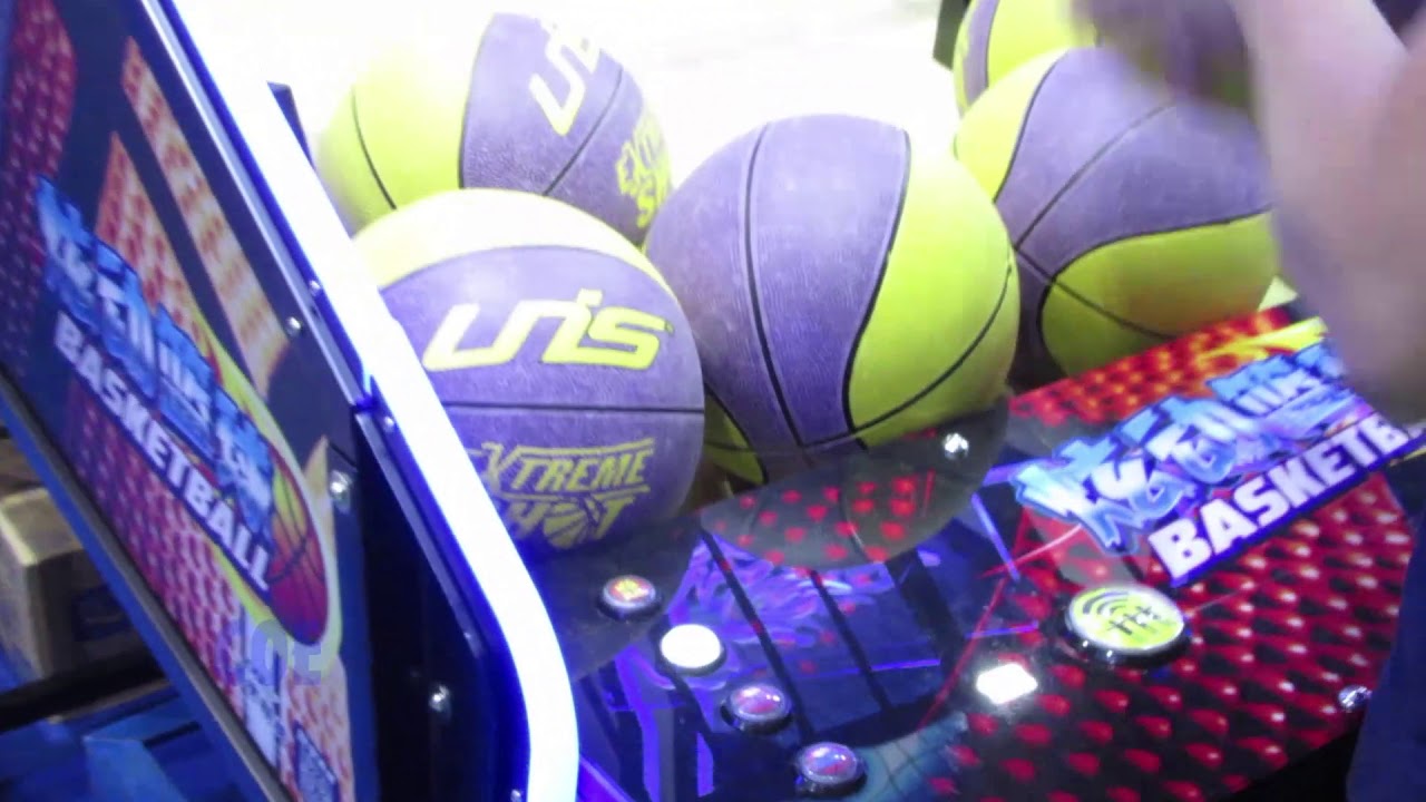 Electric 65 inch LCD Screen Basketball Arcade Ticket Redemption Game ...
