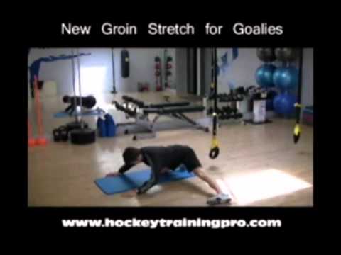 Flexibility: Half-Kneeling Rocking Groin Stretch:Dryland Hockey Goalie ...