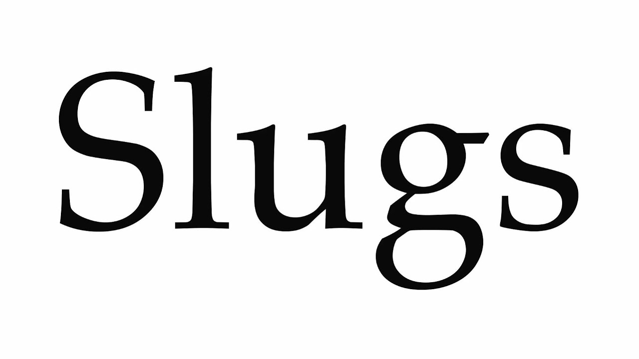 How to Pronounce Slugs - YouTube