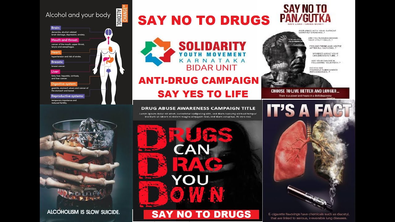 Say No to Drugs Anti Drugs Campaign from Solidarity Youth Movement ...