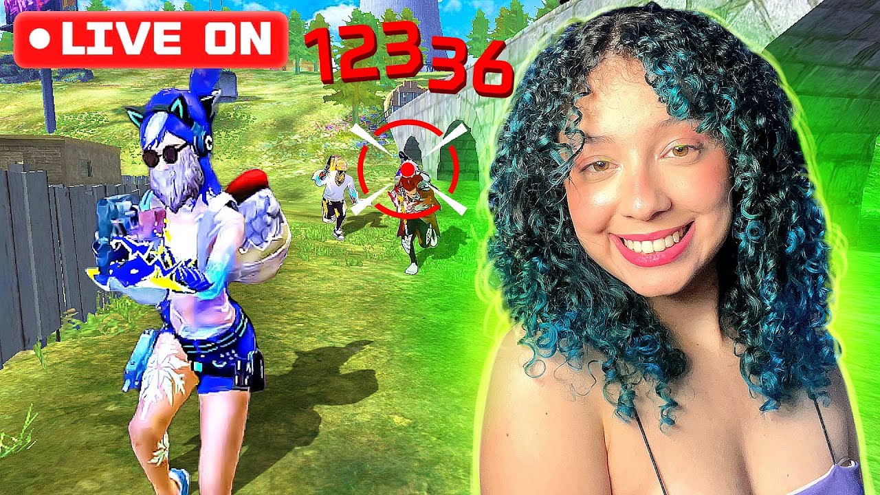LIVE ON 🔴 SUBINDO RANQUEADA NO FREEFIRE - MAISA FF AO VIVO 🦄💙 - YouTube