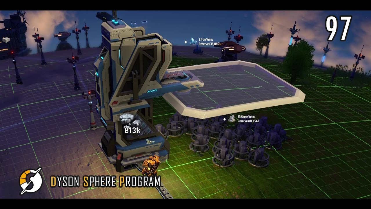 GRATING CRYSTAL // Dyson Sphere Program // Mission Log 97 - YouTube