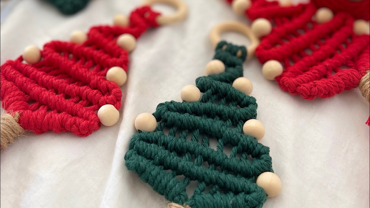 DIY fácil ÁRBOL de NAVIDAD en MACRAMÉ ( paso a paso) | DIY Macrame ...