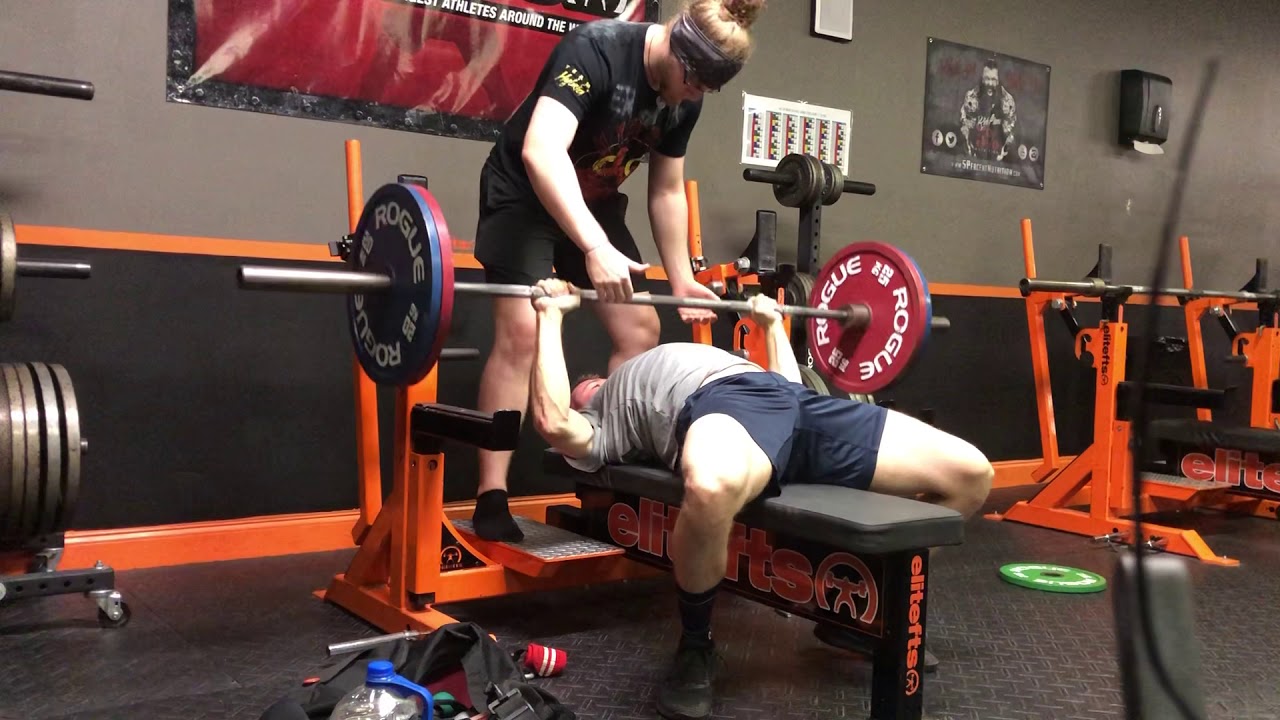 242 lbs bench - YouTube