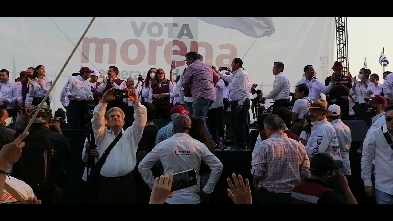byron barranco “voto masivo por MORENA” En cierre de campaña de Jalisco ...