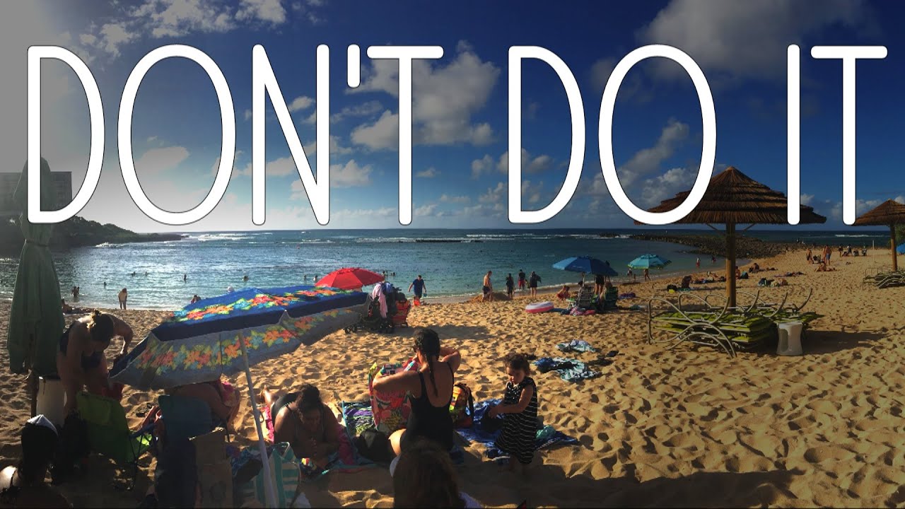 Worst Beach in Hawaii - YouTube