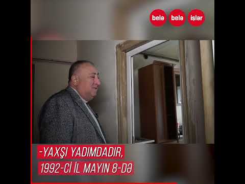 30 il sonra Şuşadakı evinə qayıdan Zahid Abbasov