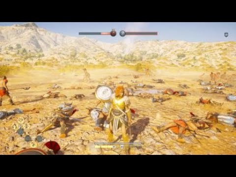 AC Odyssey Conquest Battle Final Combo - Securing Spartan Victory - YouTube