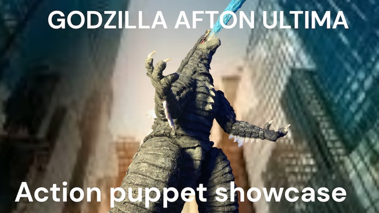 Godzilla Afton Ultima action puppet showcase - YouTube