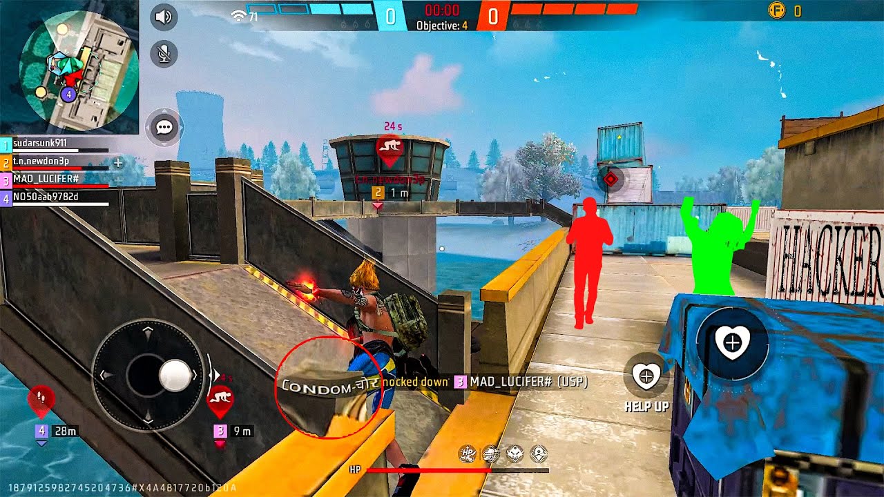 hacker in my cs ranked game#freefiremax - YouTube