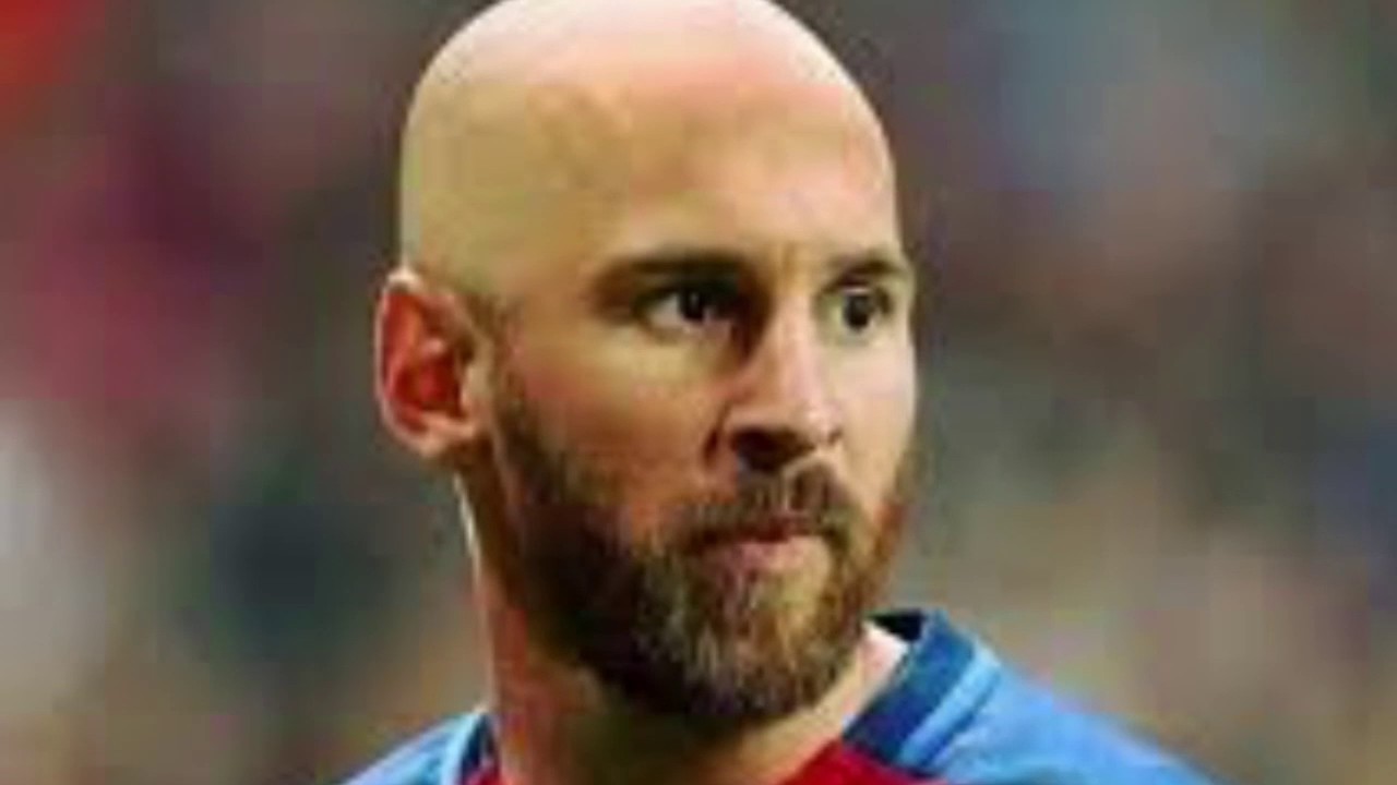 MESSI IS NOW BALD!!!!!!! - YouTube