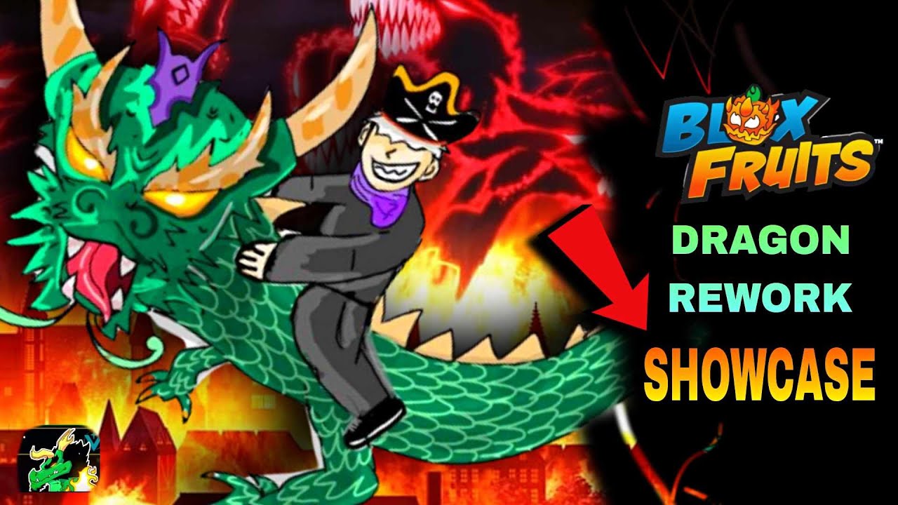 Dragon REWORK Showcase | Blox Fruits..... - YouTube