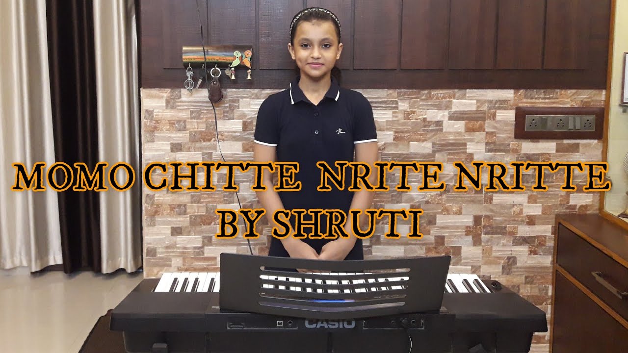 MOMO CHITTE NITI NRITTE || COVER IN SYNTHESIZER || Shruti Majumdar ...
