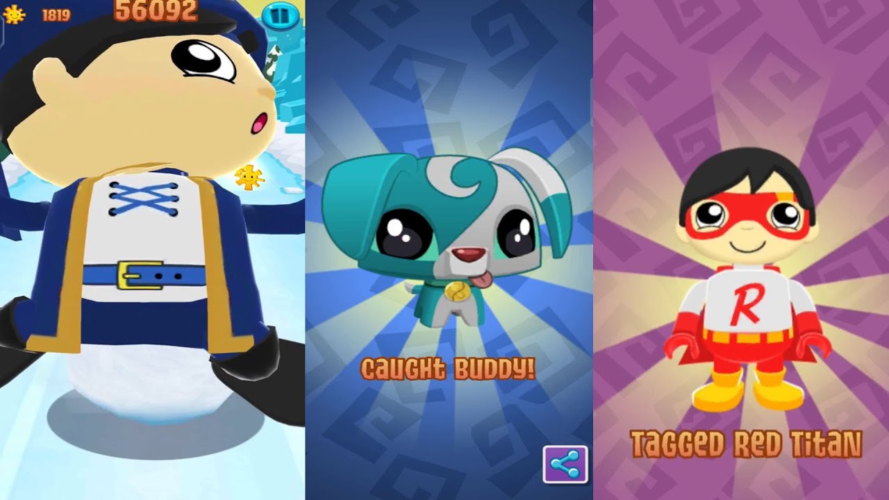 REVERSE TAG WITH RYAN VS DASH TAG BIXY AND CLIPPER - YouTube