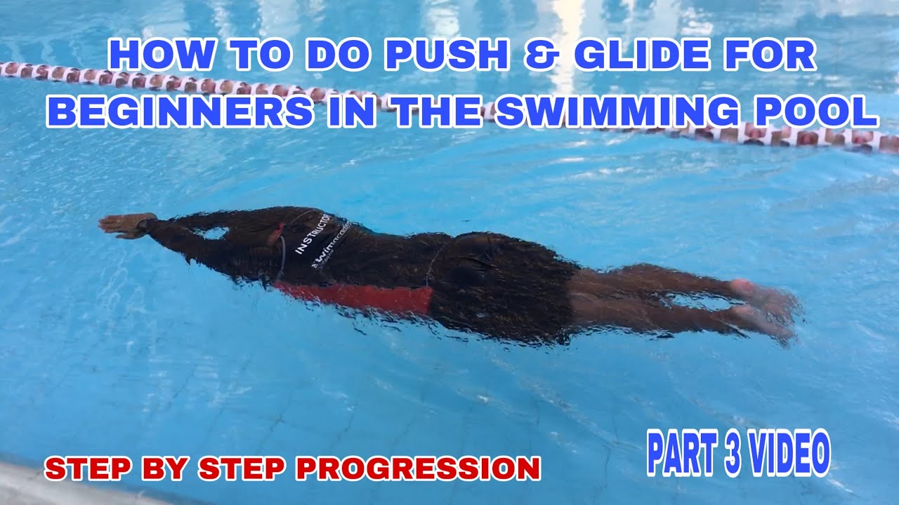 How to do Push & Glide in Shallow for Beginners in the Swimming Pool ...