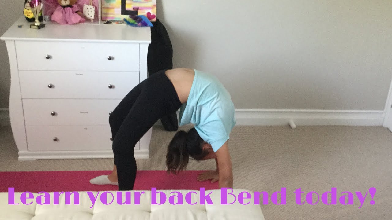 Quick tutorial of how to do a back bend! - YouTube
