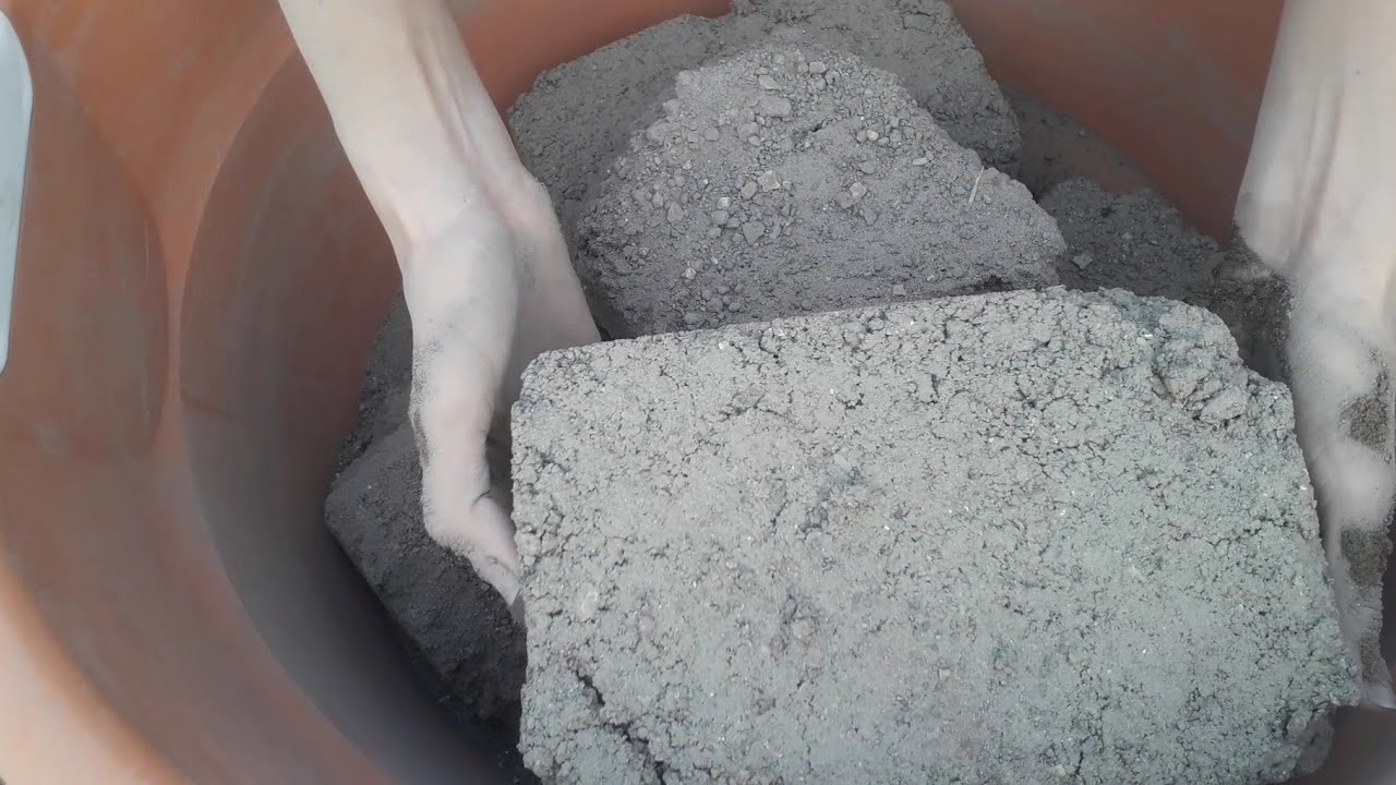 New video 🔥Sand mud long bars dry crumbling in tub+water bucket 🪣 ASMR ...